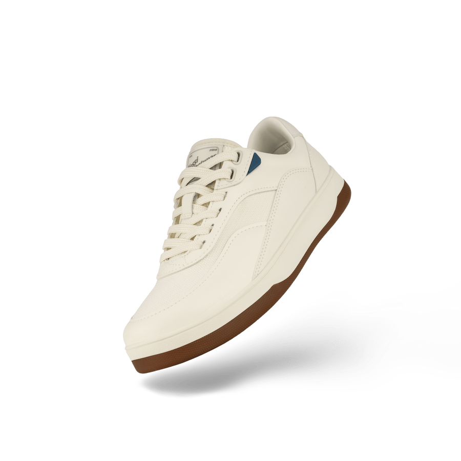 Men's Courtside Classic - Off-White/Black – Vessi